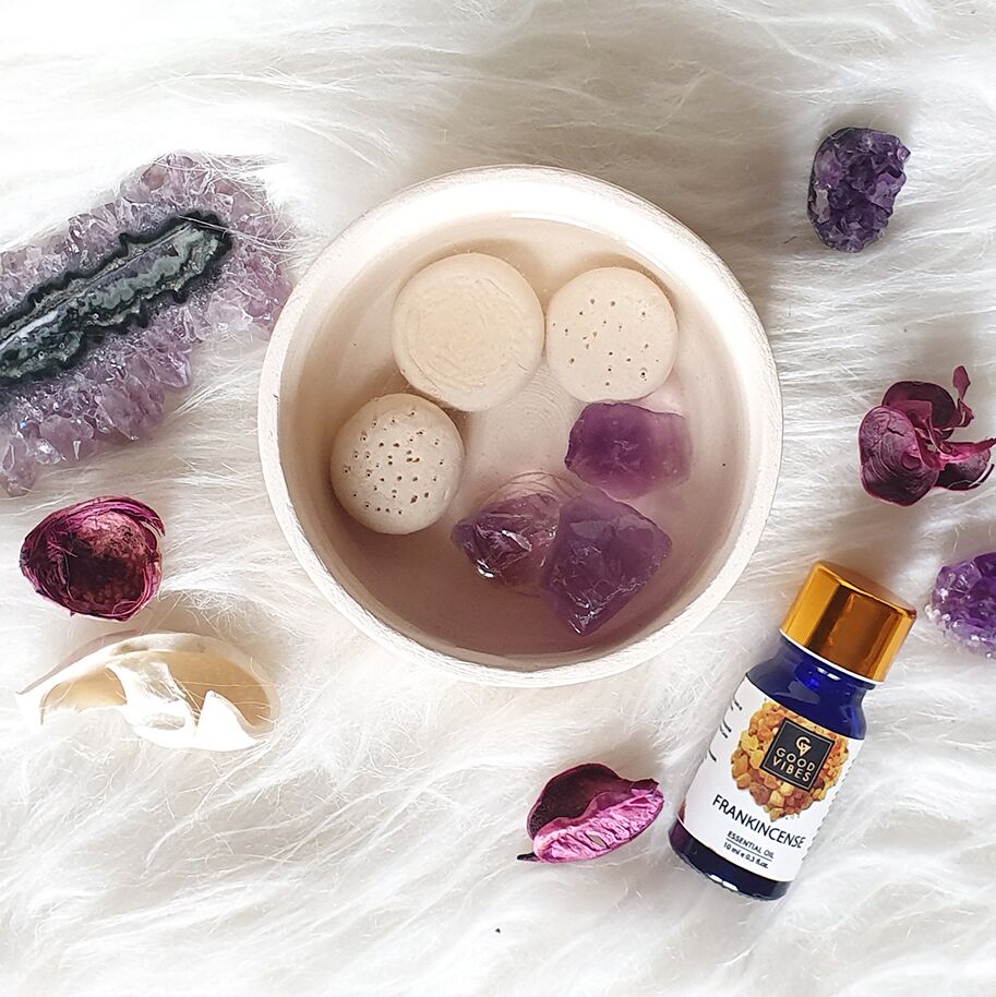 Buy Amethyst Aroma Diffuser Bowl | Handtribe