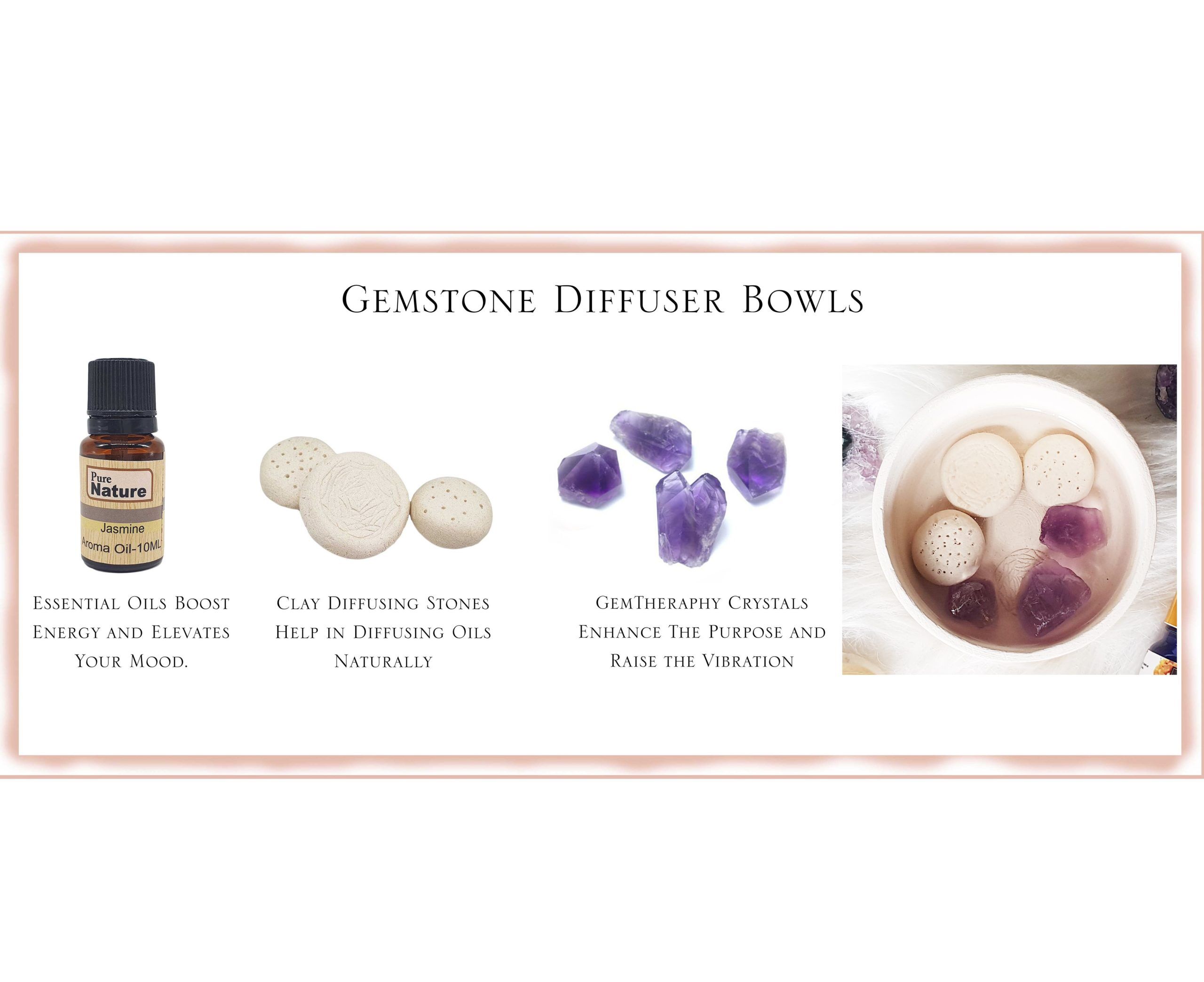 Buy Amethyst Aroma Diffuser Bowl | Handtribe